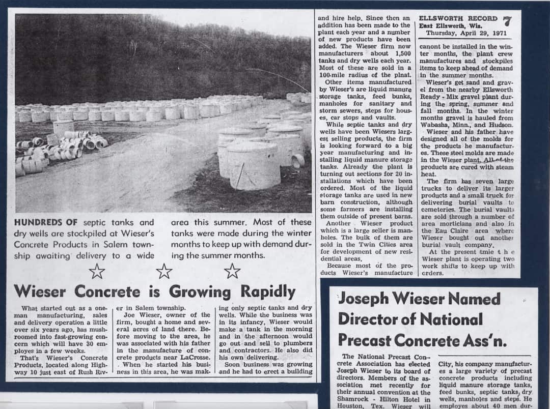 Flashback Friday: 1970 Wieser Truck Fleet | Wieser Concrete