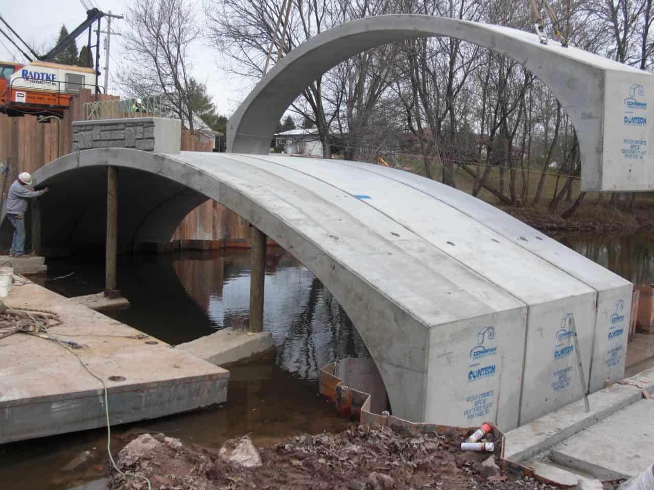 Weyers Road WisDOT CONSPAN Bridge | Profile | Wieser Concrete