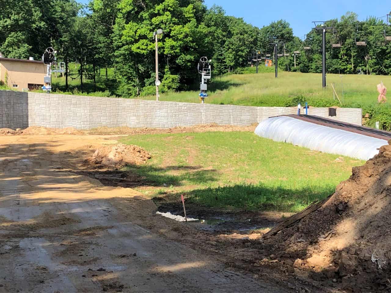 Cascade Mountain Ski Resort Retaining Walls | Profile | Wieser Concrete