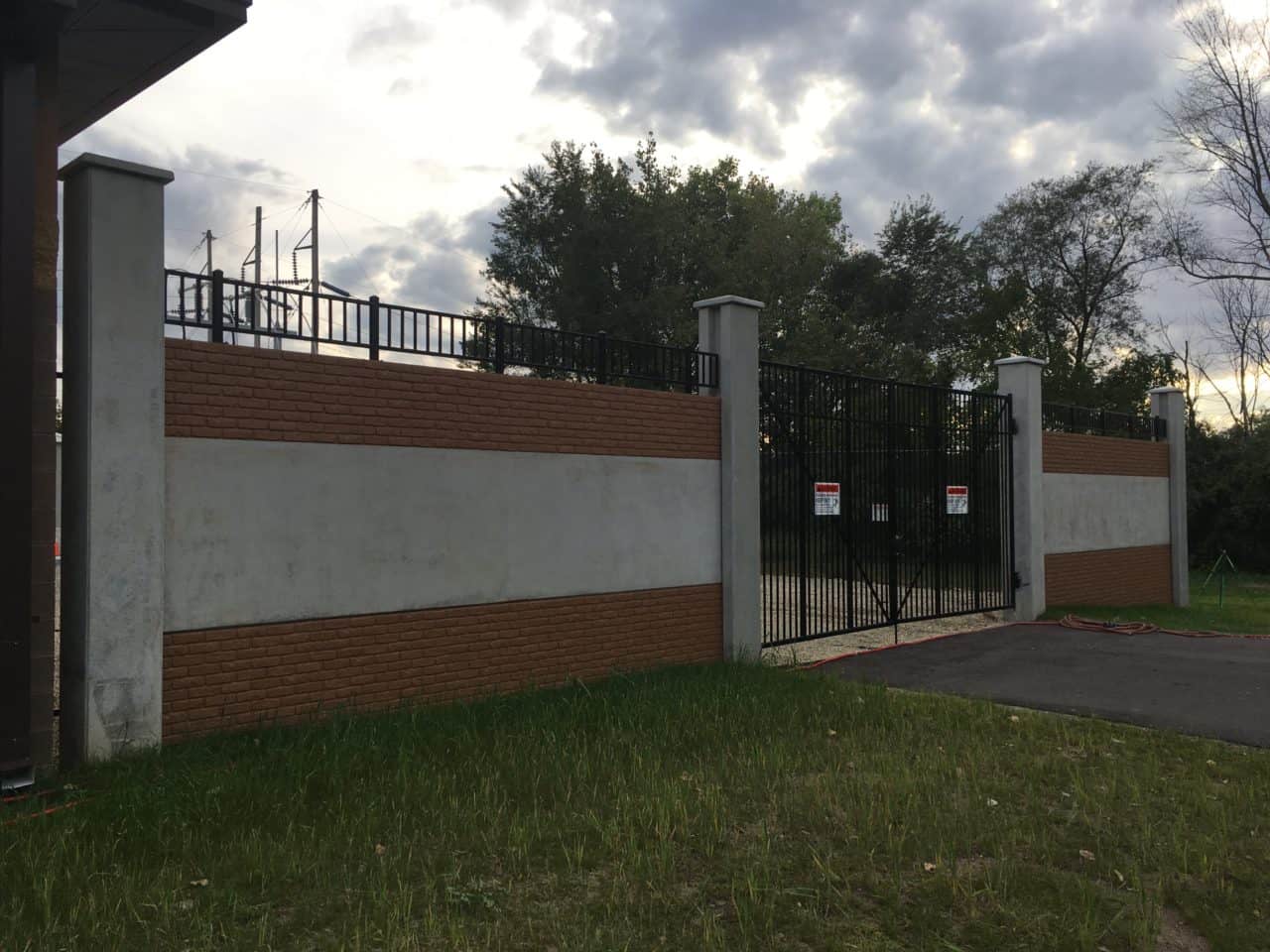 Electric Substation Security Wall | Project Profile | Wieser Concrete