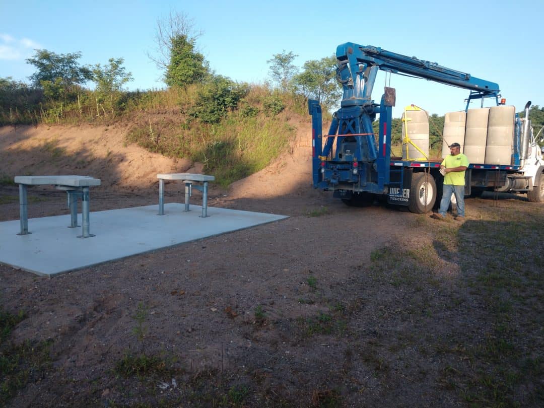 Shooting Range Benches | Wieser Concrete