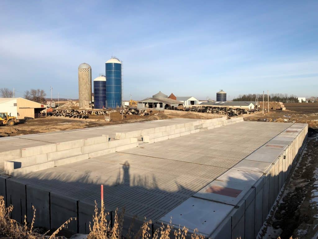 Magedanz Farms Manure Storage System | Profile | Wieser Concrete