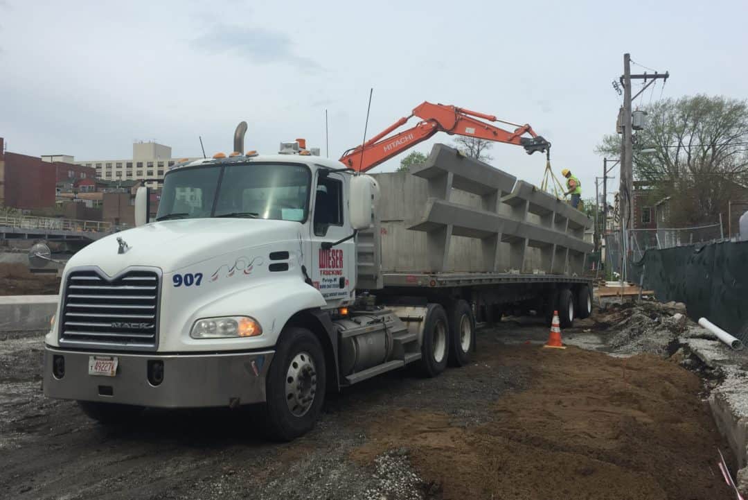 Highway Retaining Walls | Wieser Concrete