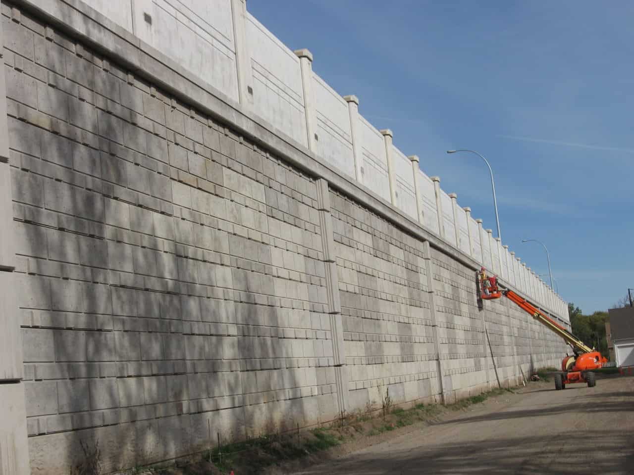 Crosstown MnDOT MSE Retaining Wall | Project Profile | Wieser Concrete